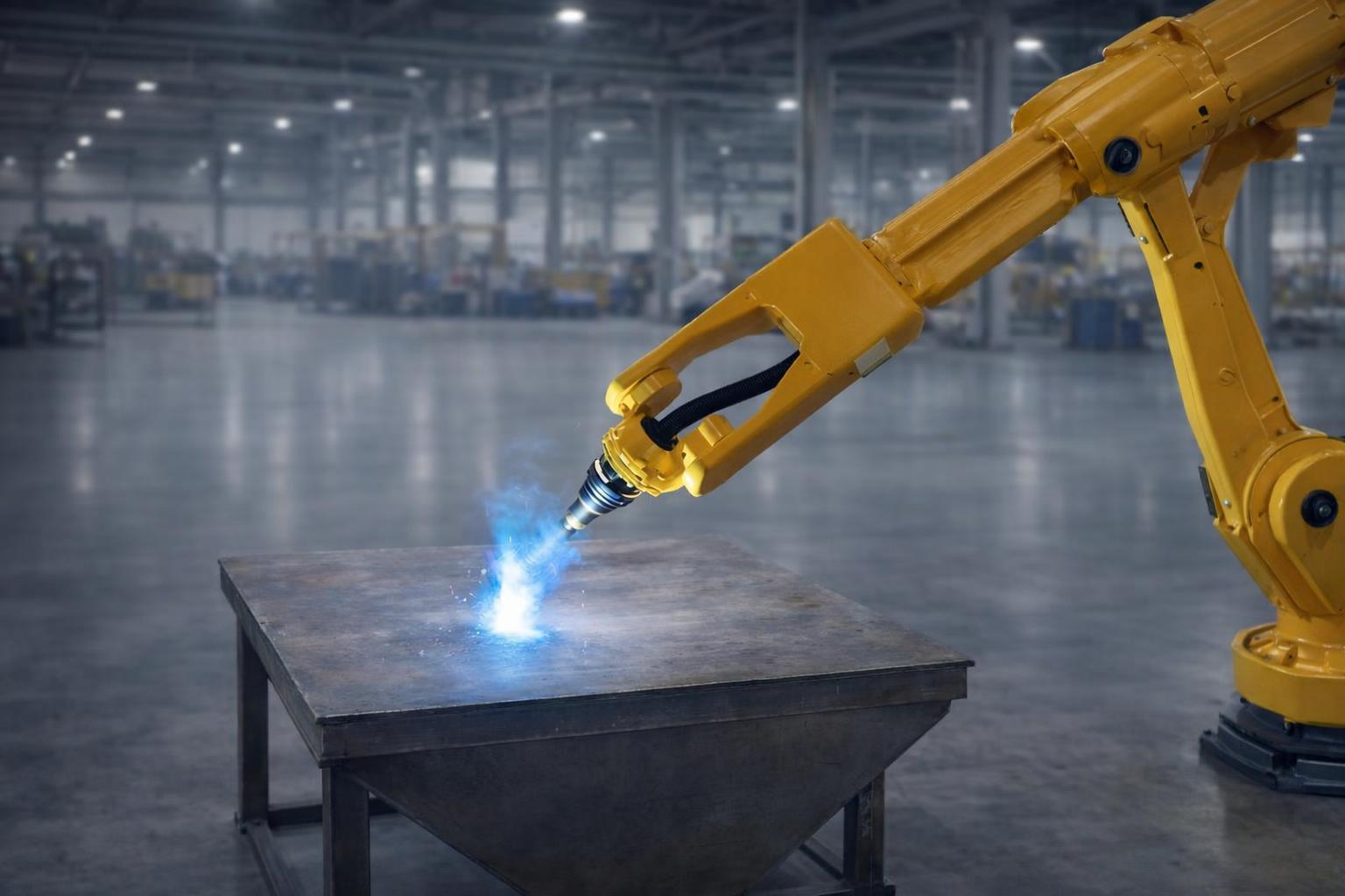 7 axis Industrial welding - Boiler production | robotindustries.com